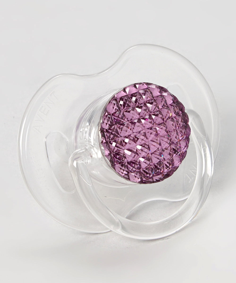 Quilted Crystal Bling Pacifier, Bright Colors - Walmart.com