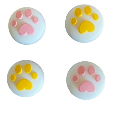 GeekShare Cat Paw Button Caps Thumb Grips Set, Joystick Cover Caps for ...