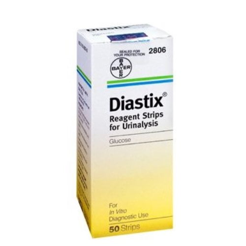 Bayer corp Diastix Reagent Strip (50 count) Part No. 2806 Qty 50 Per ...