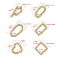 Gold/Silver Plated Brass Geometric Clasp Hook with Rhinestones for ...