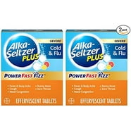 Alka-Seltzer Plus Powerfast Fizz Severe Cold & Flu Medicine ...