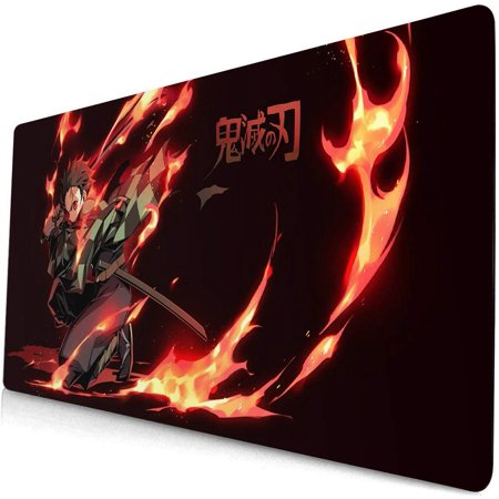 Demon Slayer Mouse pad Anime Game Large Desk Mat Keyboard Mat Computer ...
