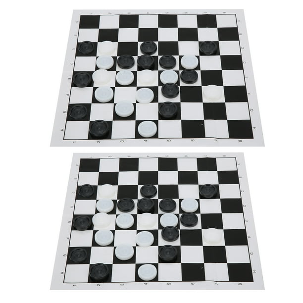 Plastic Checkerboard Set, Practical Checkers Set Lightweight For Hotel ...