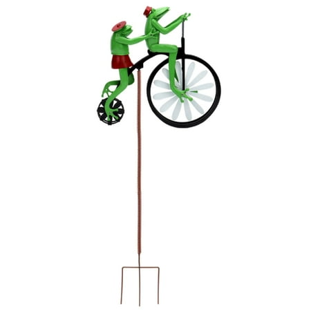 Animal Bicycle Metal Wind Spinner Animal Riding Metal Style Childhood ...