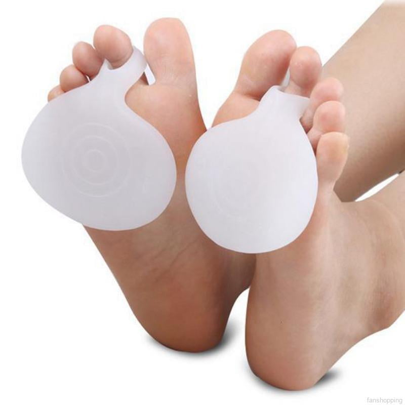 2Pcs Thick Medical Silicone Toe Pads Gel Forefoot Pad Feet Care High Heels Half Insole Foot Care 2pcs-thick-medical-silicone-toe-pads-gel-forefoot-pad-feet-care-high-heels-half-insole-foot-care