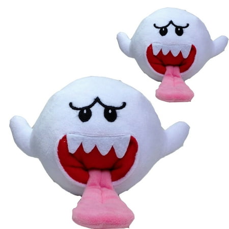 TheFound White Plush Doll Super Mario Brothers Boo Ghost Stuffed Cotton ...