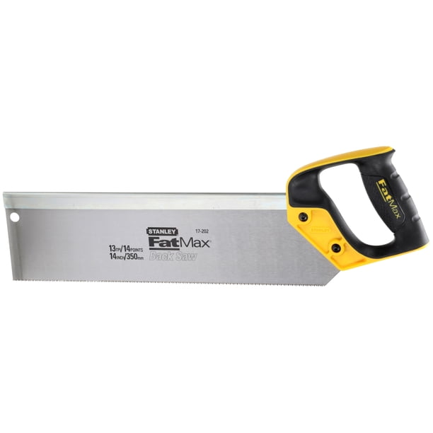 STANLEY FatMax 17-202 Fine Finish 14" Back Saw - Walmart.com