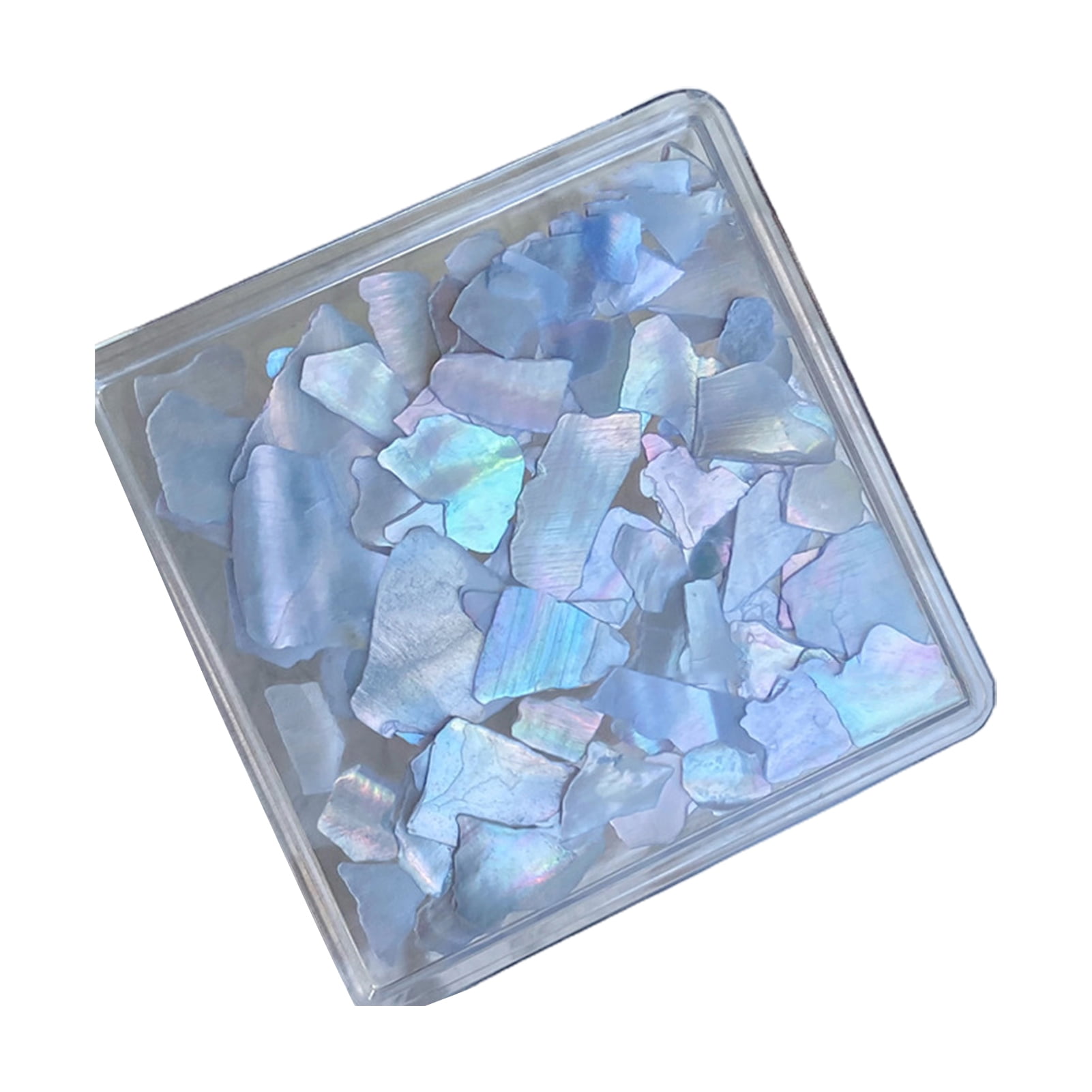 Hesroicy 1 Box Nail Art Decor Irregular Shape Broken-off Ultra-thin ...