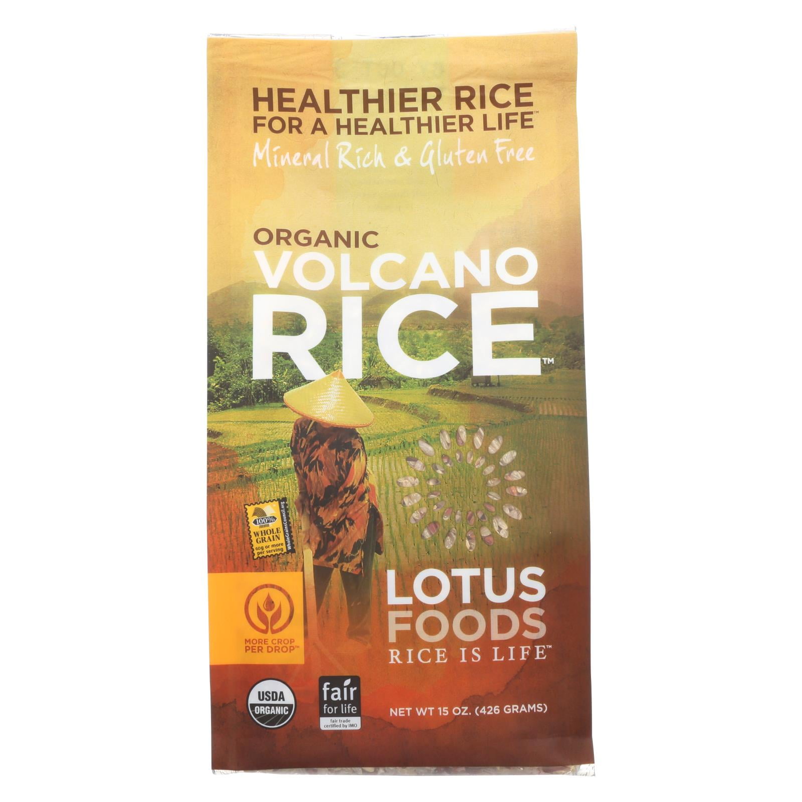 Lotus Foods Rice, Tricolor Blend, Organic - 6 x 15 oz - Walmart.com