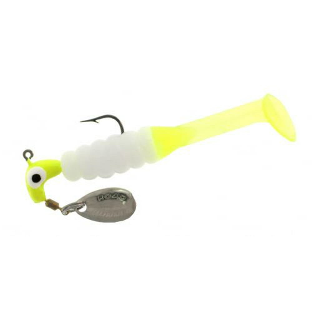 Blakemore Road Runner Mr. Crappie Slabalicious Jig Hook, Yellow & White ...