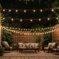 Everlasting Glow 40 Electric LED Patio Lights on a String with Clear ...