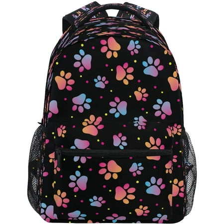 Preschool Backpack for Kids Boys Dog Paw Print Toddler Backpack ...