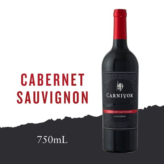Carnivor, Red Wine, 750ml Bottle, Cabernet Sauvignon - Walmart.com