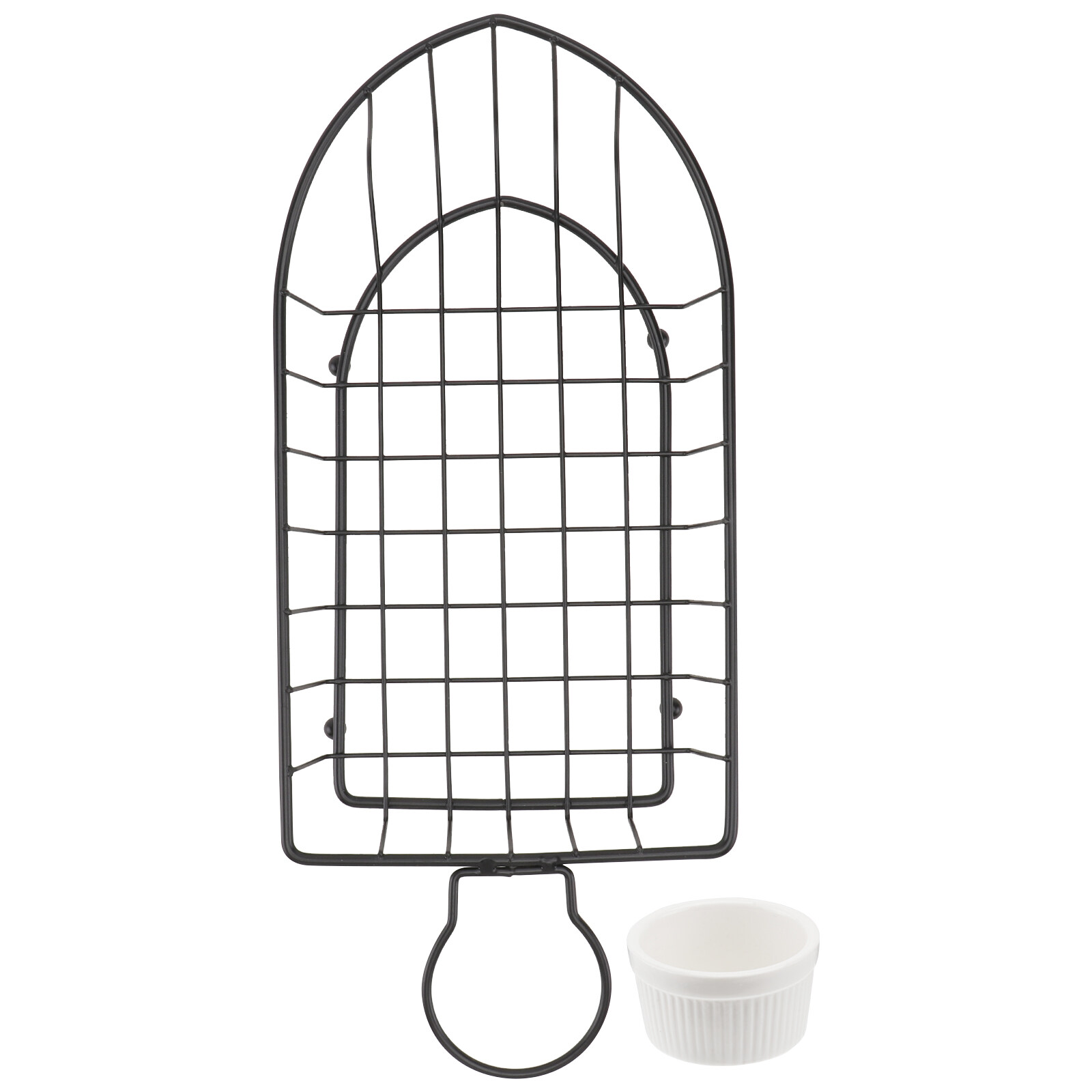 1 Set French Fries Mesh Stand Boat Shape Snack Holder Fried Food ...