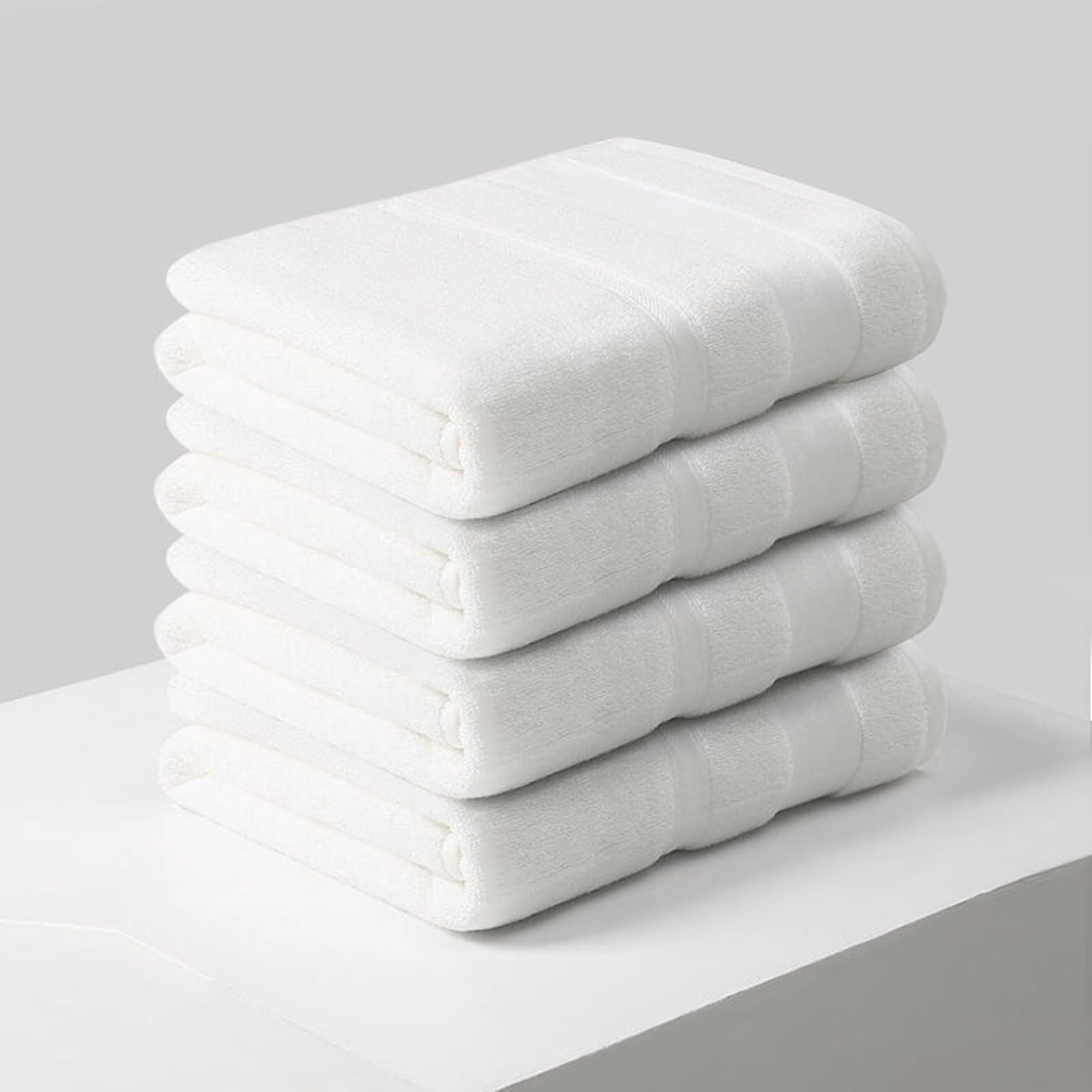 Click here for Nvzi 4-Pcs White Bathrags For Body  70*140cm Cotto... prices