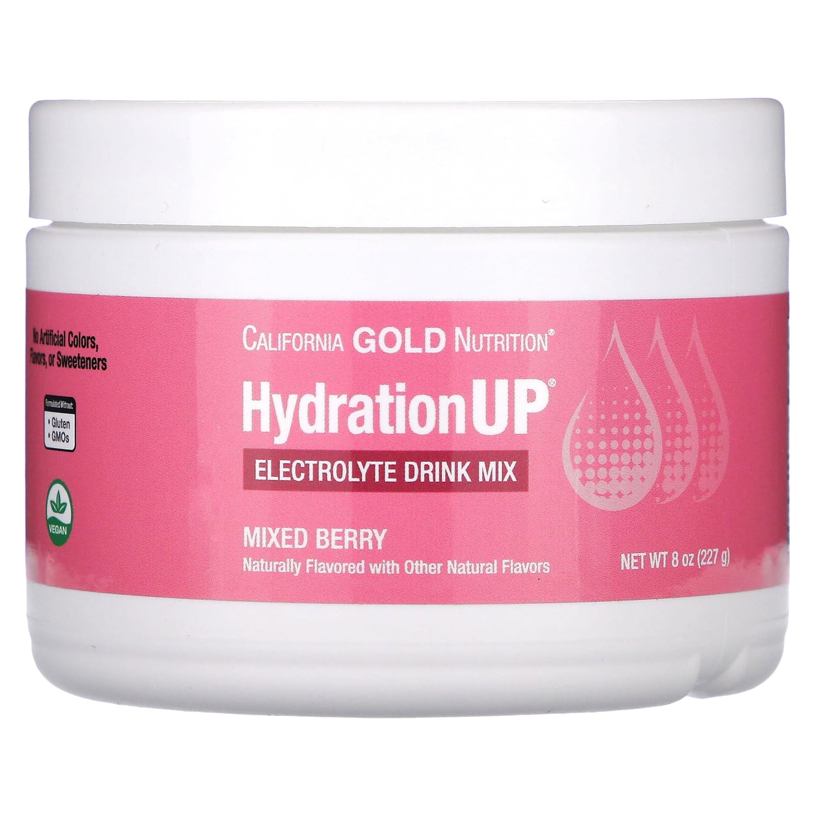 Mezcla de bebidas electrolíticas California Gold Nutrition HydrationUp ...