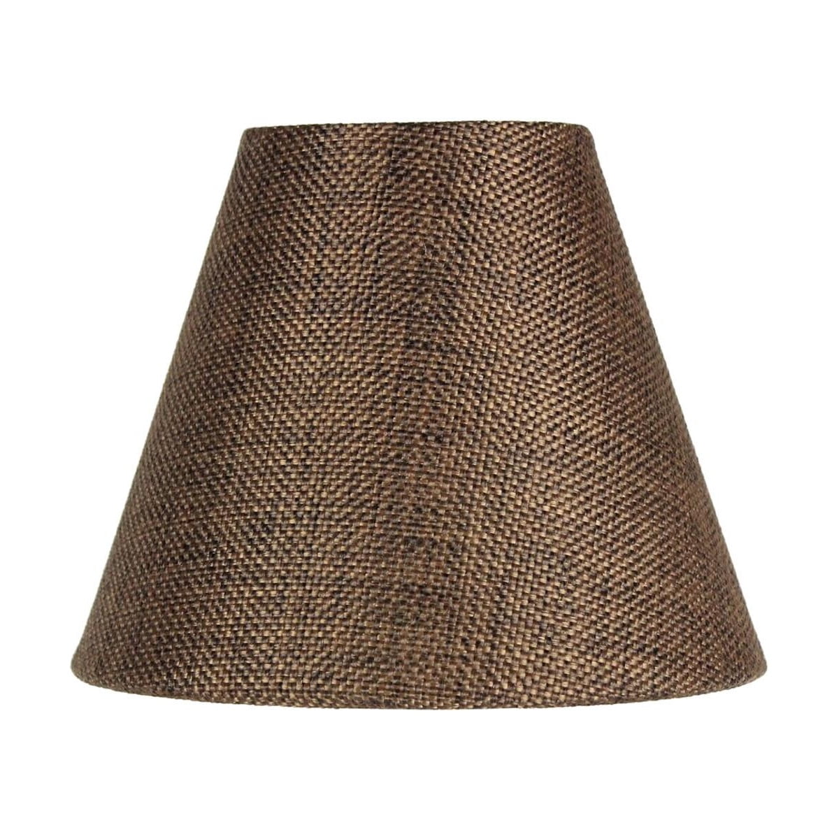 3x6x5 Chocolate Burlap Chandelier Lampshade - Walmart.com