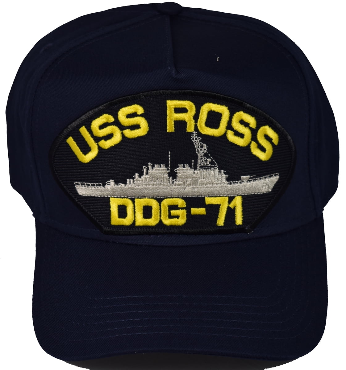 USS ROSS DDG-71 HAT - NAVY BLUE - Veteran Owned Business - Walmart.com