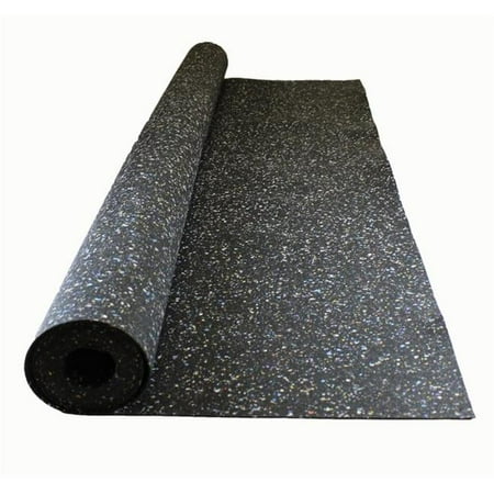 8501-1-4X12X4 12 in. x 4 ft. USA Made Recycled Rubber Roll - 60A Plain ...