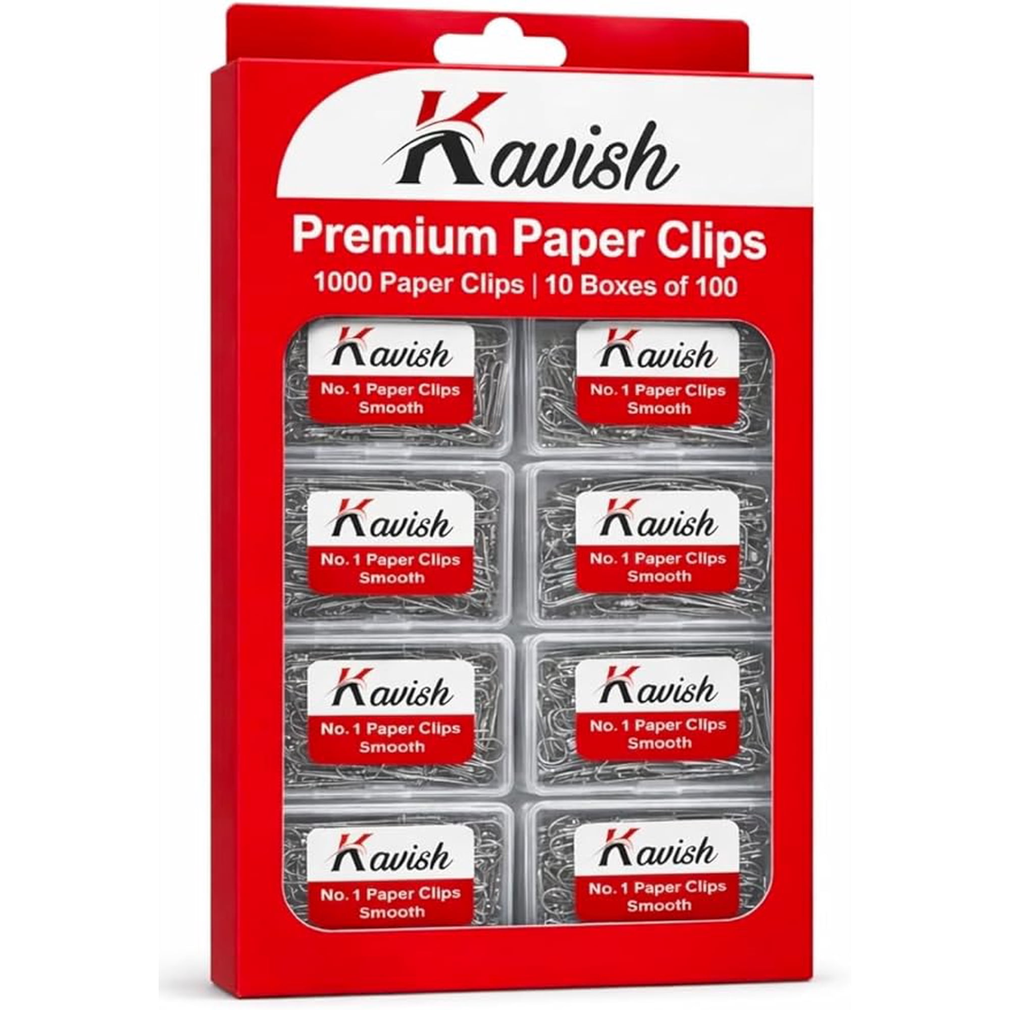 Click here for Kavish Premium Paper Clips  No.1 Size  Smooth Fini... prices