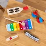 Melissa & Doug Band-in-a-Box Hum! Jangle! Shake! - 7-Piece Musical ...