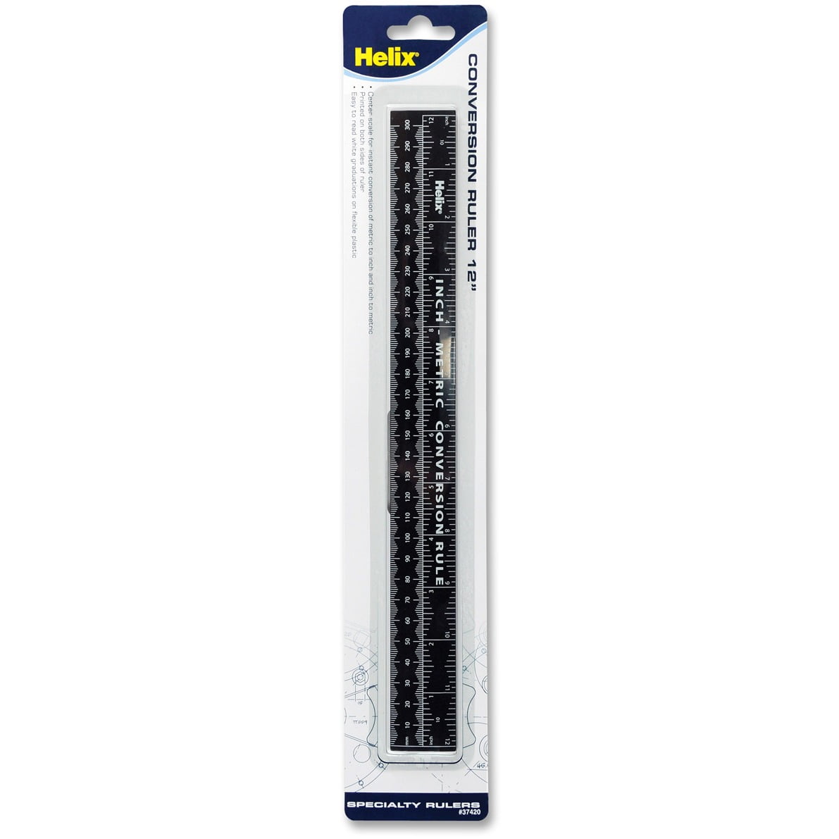 Helix 12" Conversion Ruler - Walmart.com