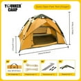 2-4 Person Instant Easy Pop Up Tents For Waterproof Camping - Walmart.com