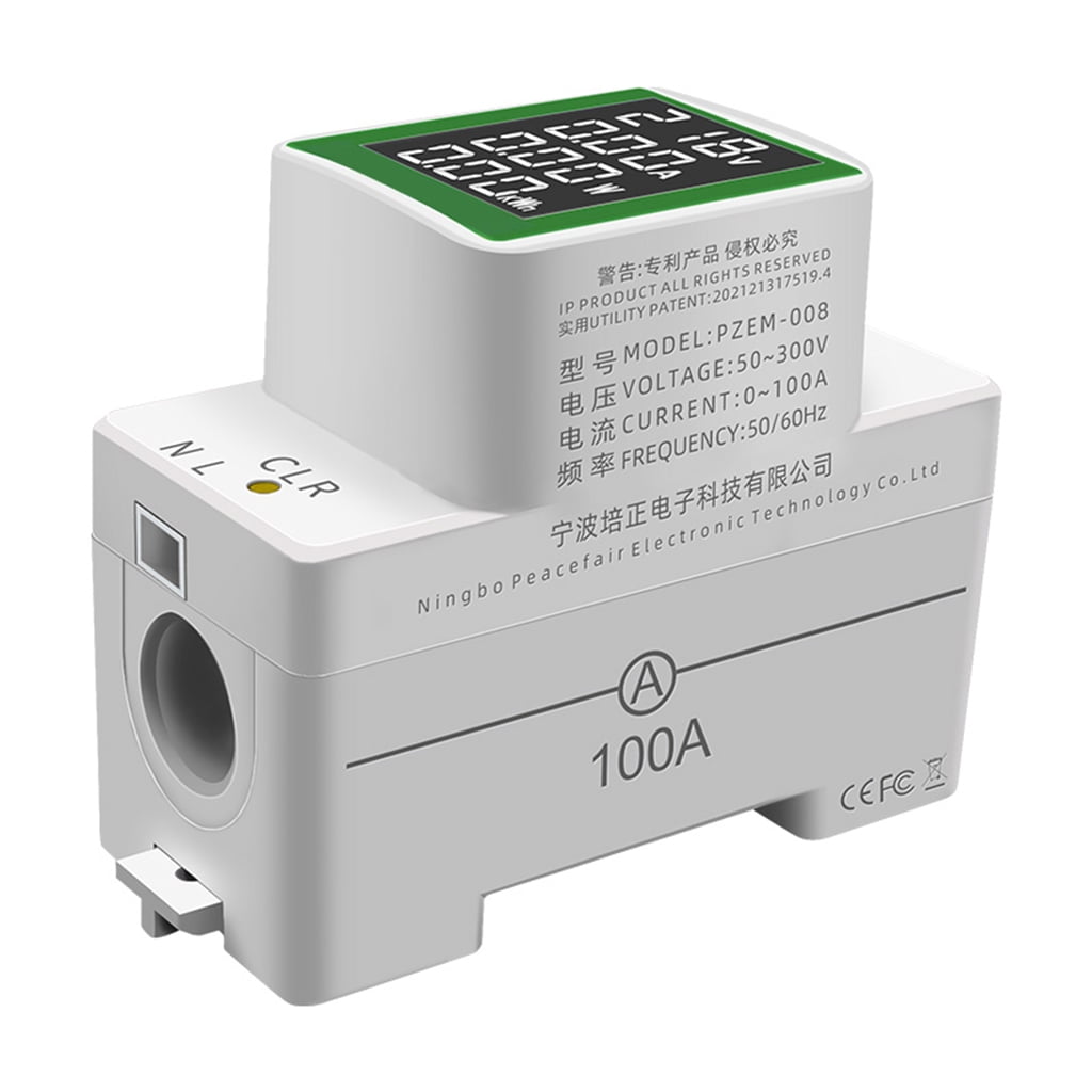 Ammeter Voltmeter Din Rail Voltage Current Power Factor Meter ...