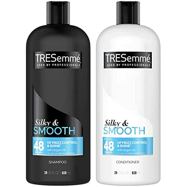 TRESemme Shampoo and Set, Silky & Smooth, Argan Oil with Vitamin E ...