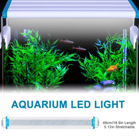 Aquarium Led Light 48Cm/18.9In Fish Tank Light 5.12In Extendable ...