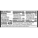 Raybern's Meat Deli Pastrami & Cheese Sandwich, 6 inch, 5.5 oz, 8 Count ...