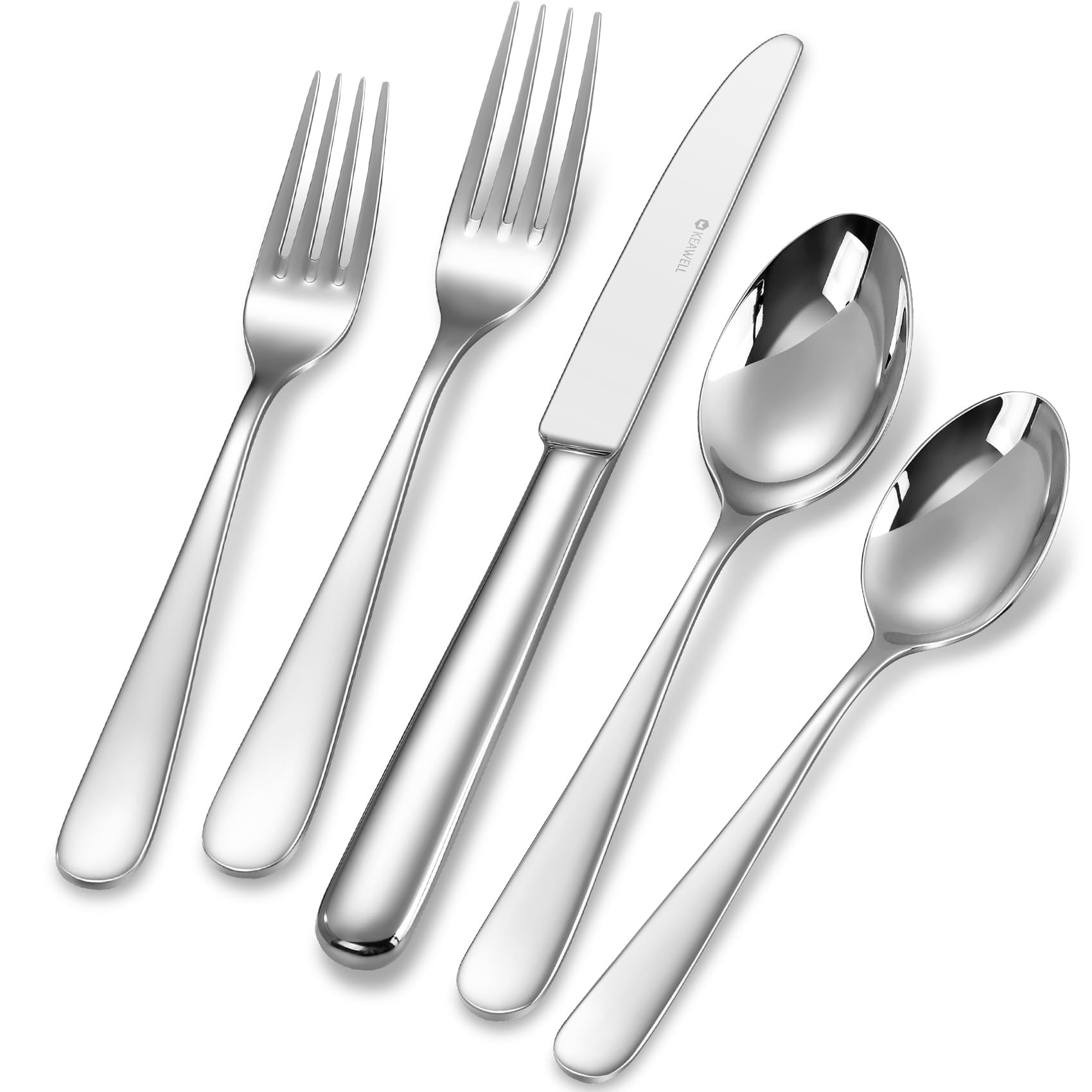 Click here for Keawell Premium 65-Piece Louise Silverware Set  18... prices