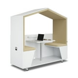 NOOK Air, Quiet Meeting and Work Pod, Portable, Acoustic Panels, Table ...