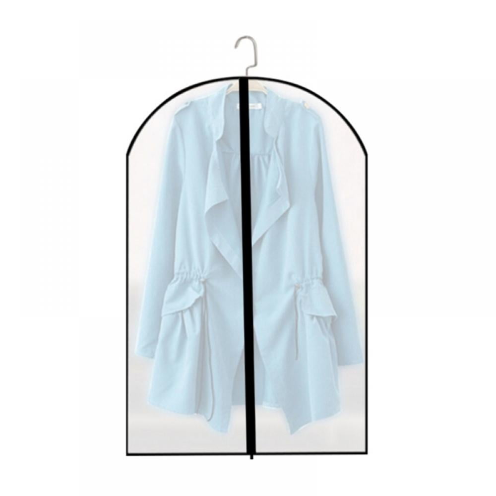Clear Garment Bags Clothes Covers Protecting Dusts for Storage Plastic ...