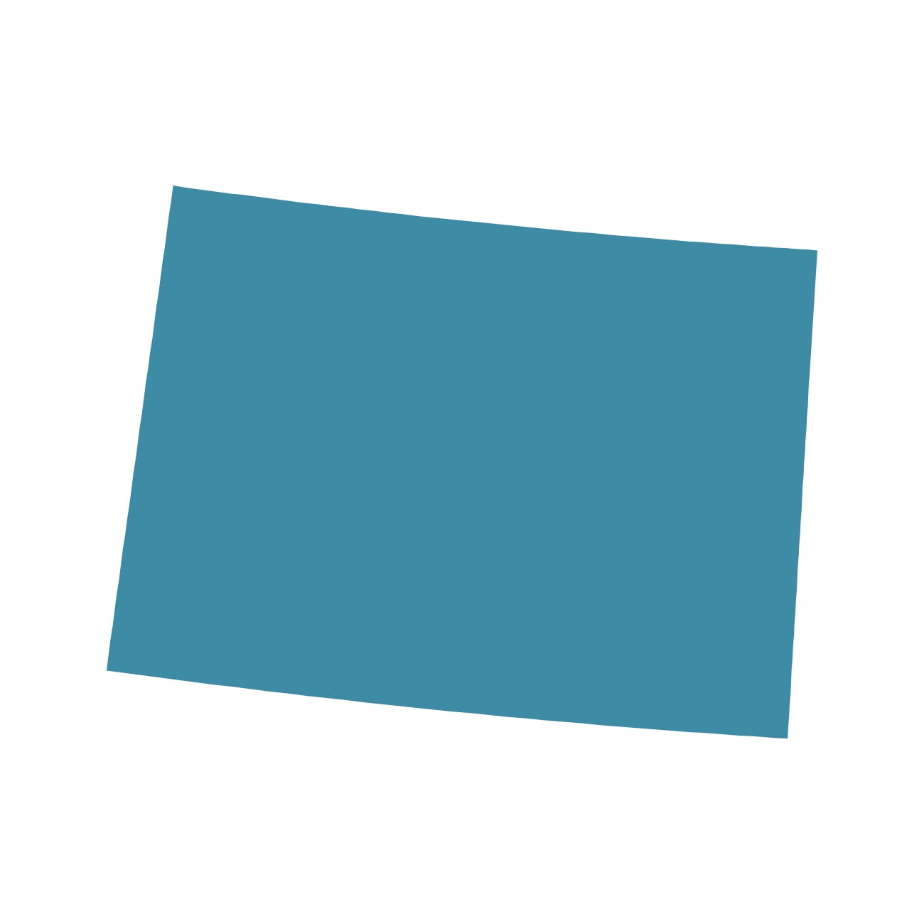 Colorado Shaped Sticker Decal Die Cut - Self Adhesive Vinyl ...