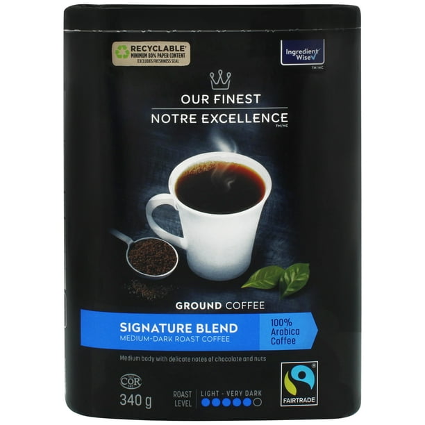Café moulu Mélange signature Notre Excellence 340 g - Walmart.ca