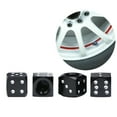 Taosunzt 4Pcs Dice Design Dust Valve Caps Motorcycles Electric Cars ...