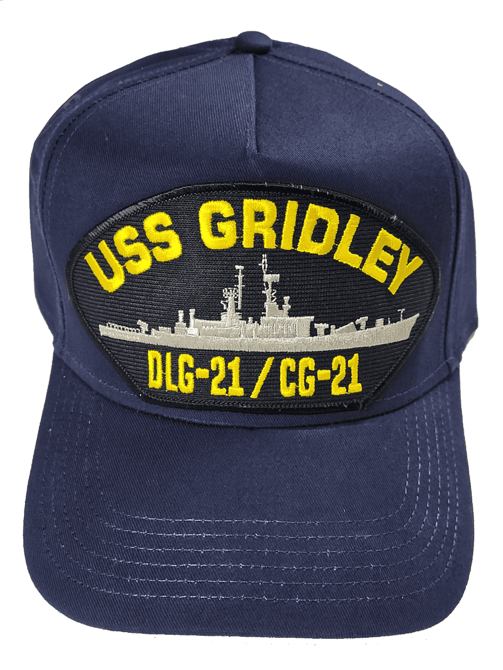 USS Gridley DLG-21/CG-21 Ship HAT - Navy Blue - Veteran Owned Business ...