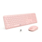 Cylo Wireless Touch Keyboard and Mouse Set Pink - Walmart.com