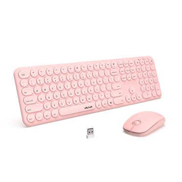 Wireless Keyboard and Mouse, 2.4GHz Backlit Glowing Full Size Wireless ...