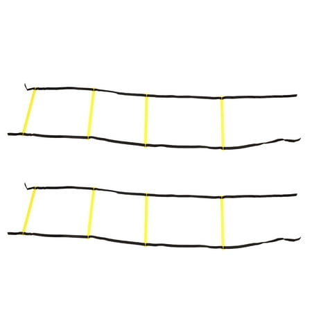 Rope Ladder, Fitness Feet Training Ladder High Strength Adjustable Rung ...