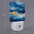 Blue Waves Plug-in LED Night Lights Abstract Golden Giraffe Auto Dusk ...