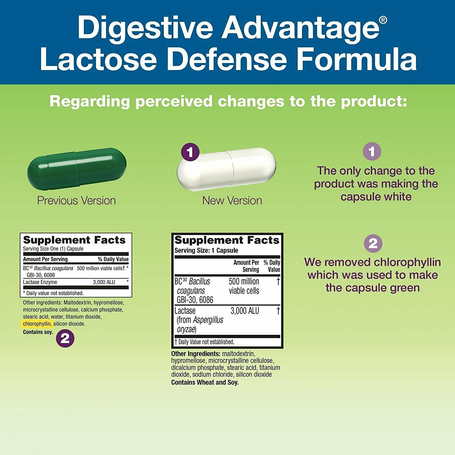 Buy Digestive Advantage Lactose Defense, 32 Capsules, 6-Pack Online at ...