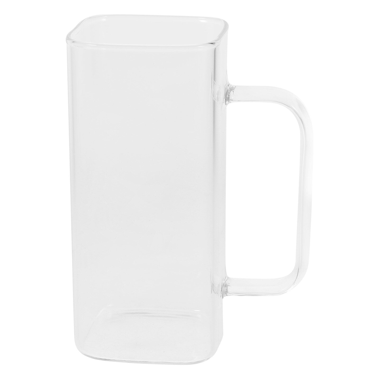 Clear Glass Cup Handled Beverage Cup Milk Drinking Cup Glass Water Cup Household Bottle