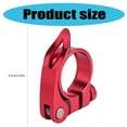 Bicycles Seatpost Clamp Aluminium Alloys Bike Quickly release Seatpost ...