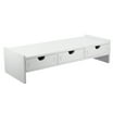 StarTech.com Adjustable Monitor Riser - Drawer - Monitors up to 32 ...