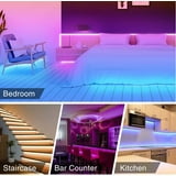 Emerald LED Strip Lights 10FT, USB Powered, 16 Color TV Backlight with ...