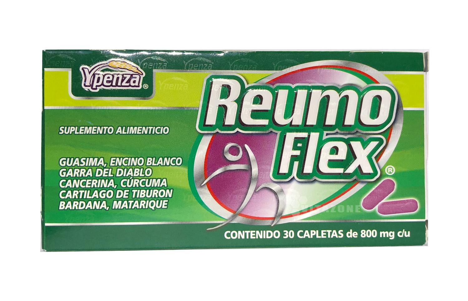 Reumoflex Verde 30 Capletas De 800 Mg Ypenza. YPENZA ...
