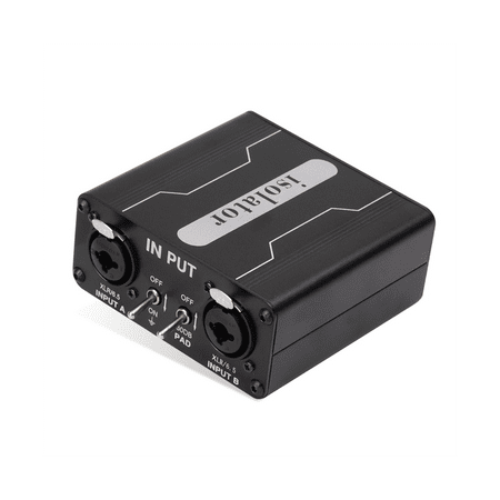 GX200 Audio Isolator Dual-Channel 6.5 XLR Mixer Audio Isolator Current ...