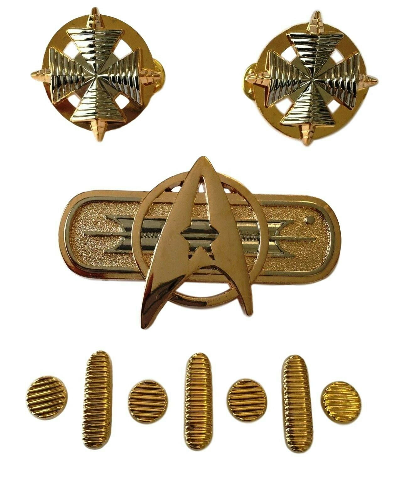 Star Trek Original Movie Uniform Admiral Rank Pin Set of 10 - Walmart.com